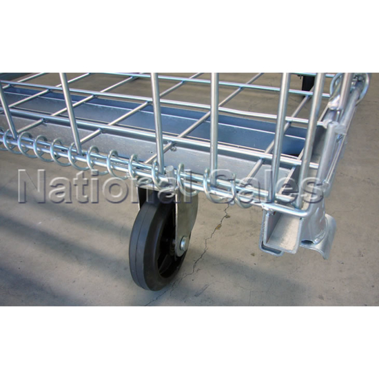 Wire Mesh Storage Cages : Stackable Mesh Cages : Zinc Finish Wire ...